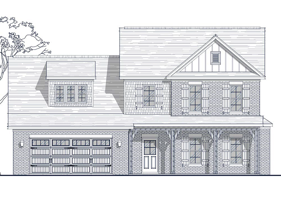 Adeline French Country a 4 bedroom 3 bath home in Ivy Brook. A New Home ...